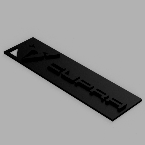 STL file Cupra logo keychain 🗝️ ・3D printer design to download・Cults