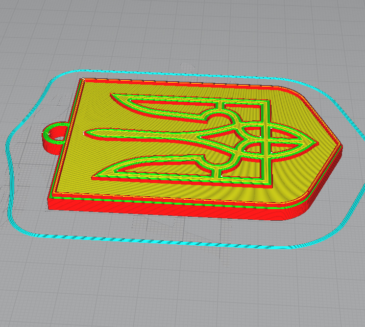 Free STL file Trident Coat Of Arms Ukraine keychain Pack 🔱・3D printer ...