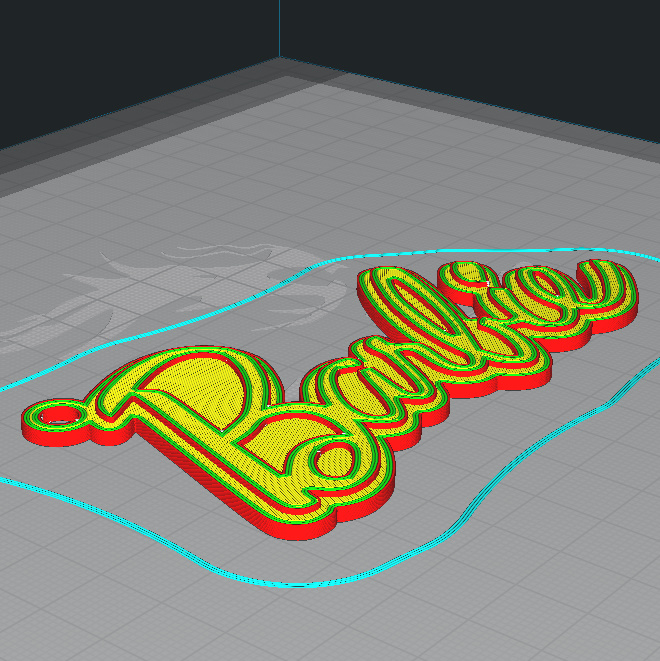 STL file Barbie Logo Keychain New 🗝️・3D printer design to download・Cults