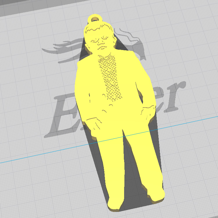 STL file Hasbulla Suit Keychain 🗝️ ・3D printing idea to download・Cults