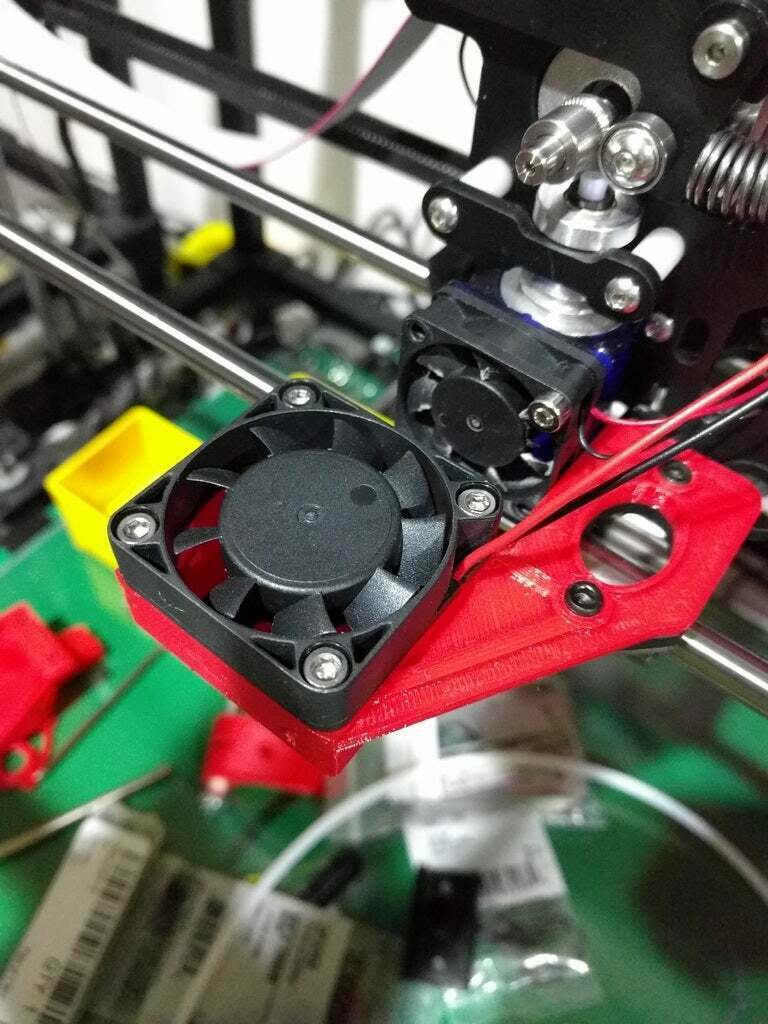 Free STL file Rigidbot Single E3D V6 MK8 Part Fan Mount 🧞‍♂️ ・3D ...