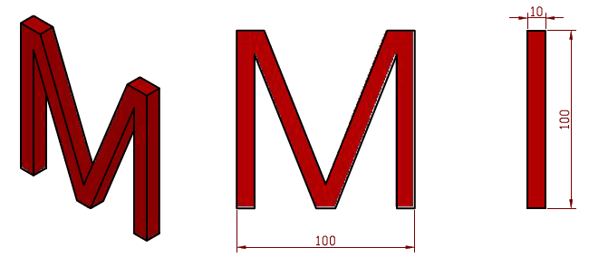 STL file Letter M 🎁 ・3D printing model to download・Cults