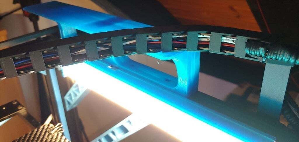🔌 Tronxy X5SA Horizontal Cable Drag Chain Support・Free STL File for ・Cults