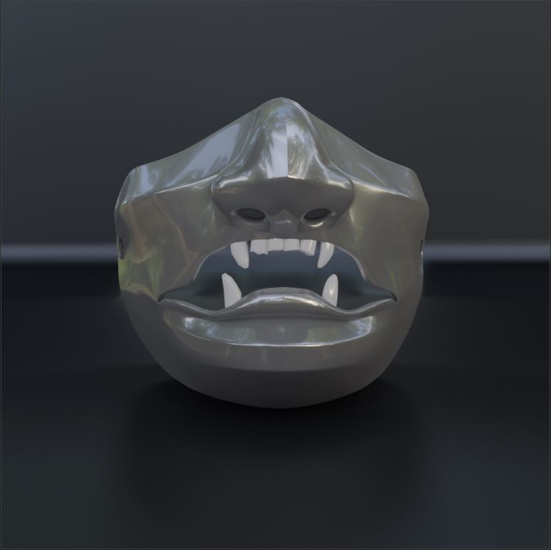 3D file Samurai Mask 🗡️ ・3D printable model to download・Cults