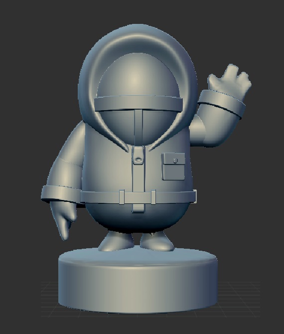 OBJ file Fallguys skin custom Squid Game 🦑 ・3D print object to download ...