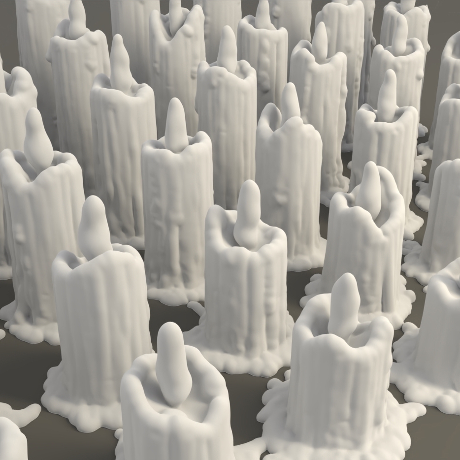 3D file 50 Candles Pack 🕯️ ・Template to download and 3D print・Cults