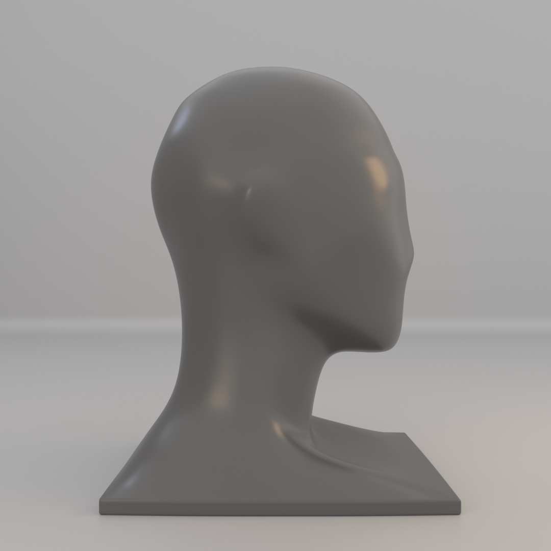 👤 head bust for hats and helmets・ STL File for ・Cults