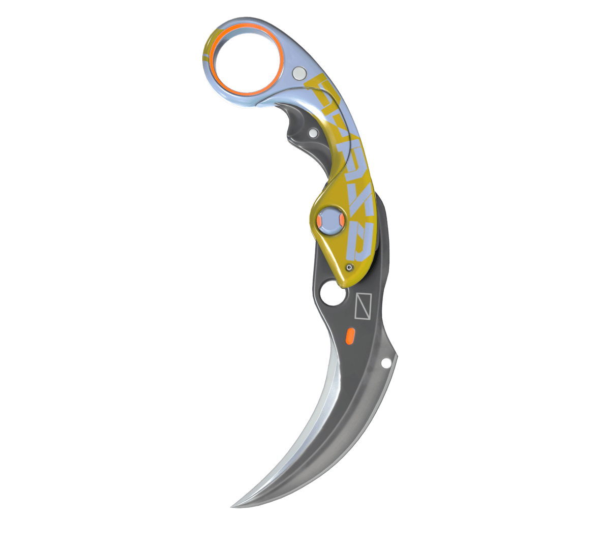 🔪 Valorant Velocity Karambit・ STL File for ・Cults