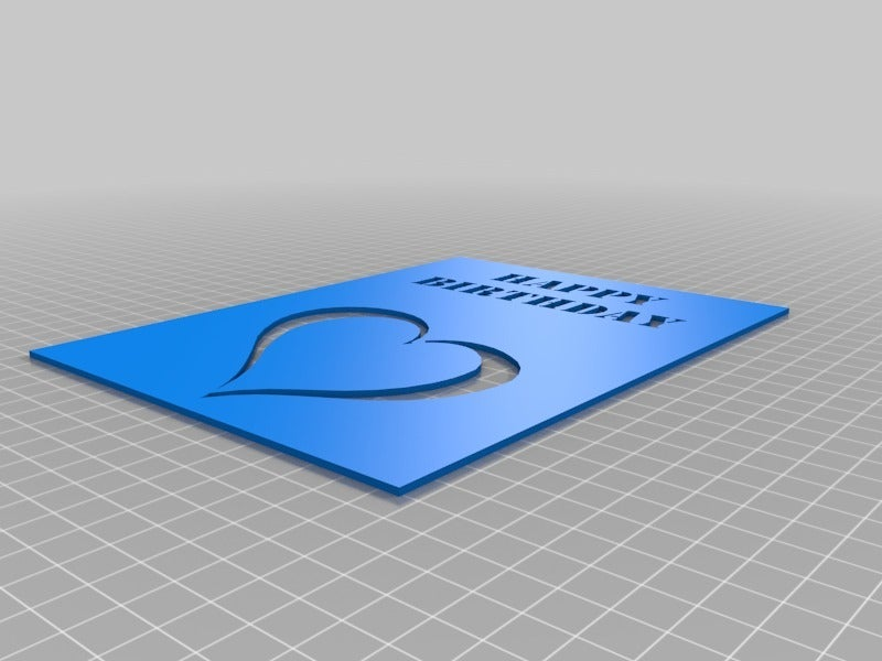 🎂 Happy Birthday Card (customizable)・Free STL File for 3D printing and ...
