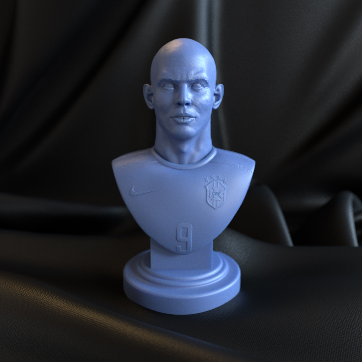 3D file Ronaldo Nazario R9 - 2002 ⚽ ・3D printer model to download・Cults