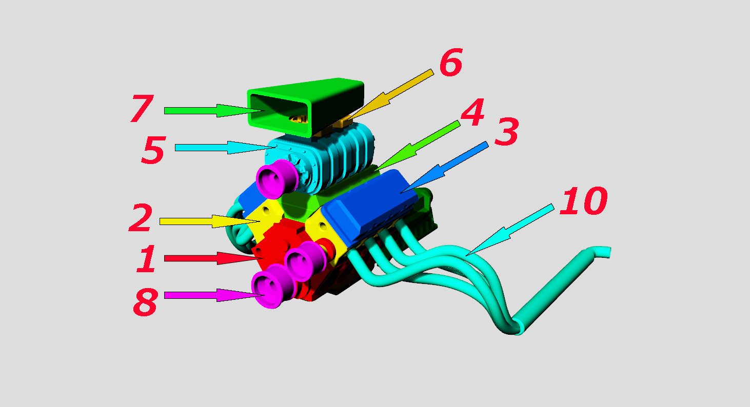 🚙 Chevrolet C10 Gasser 1:12・ STL File for ・Cults