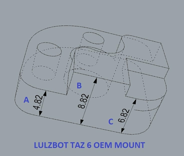 Free STL file LulzBot TAZ 6 Modular Print Bed Corner Mounts 🛏️・Object ...