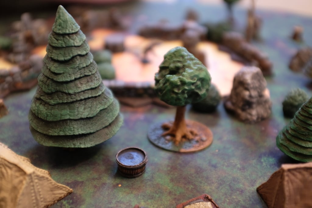 3D print Blacksmith Forge and Workshop - 28mm gaming - Sample items・Cults