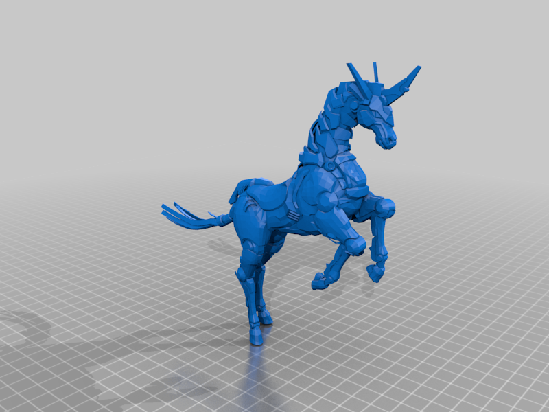 🤖 Robot Horse・Free 3D File for ・Cults