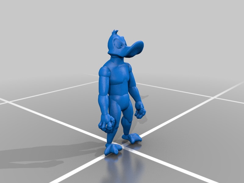 Free 3D file Duck (Male) Sculptris Dummy 🦆 ・3D printing template to ...
