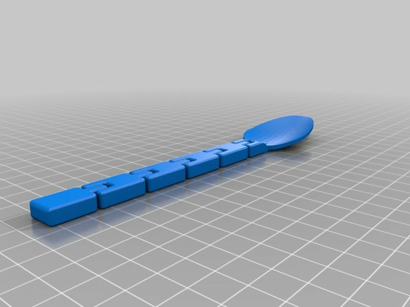 Free STL file Articulated Knife & Spoon 🔪 ・Object to download and to 3D ...