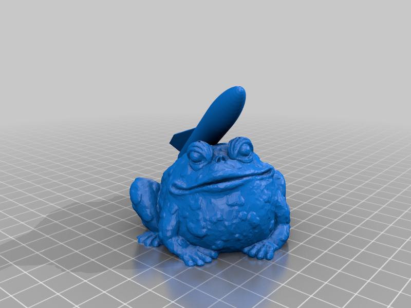 🖨️ Missile Toad・Free STL File for ・Cults