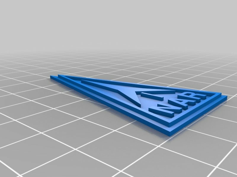 Free STL file NAR Logo (National Association of Rocketry) 👽 ・3D print ...