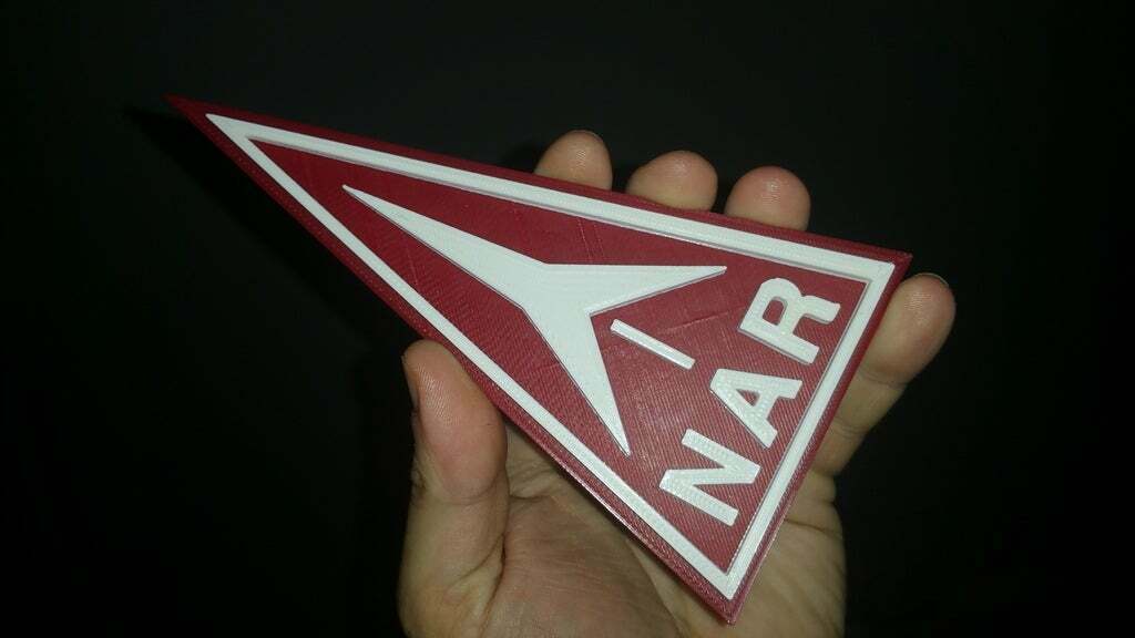 Free STL file NAR Logo (National Association of Rocketry) 👽 ・3D print ...