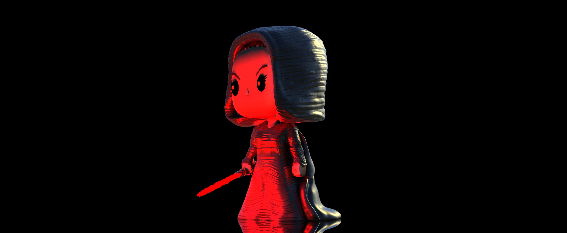 STL file FUNKO REY DARK Star Wars ⭐ ・3D printer design to download・Cults