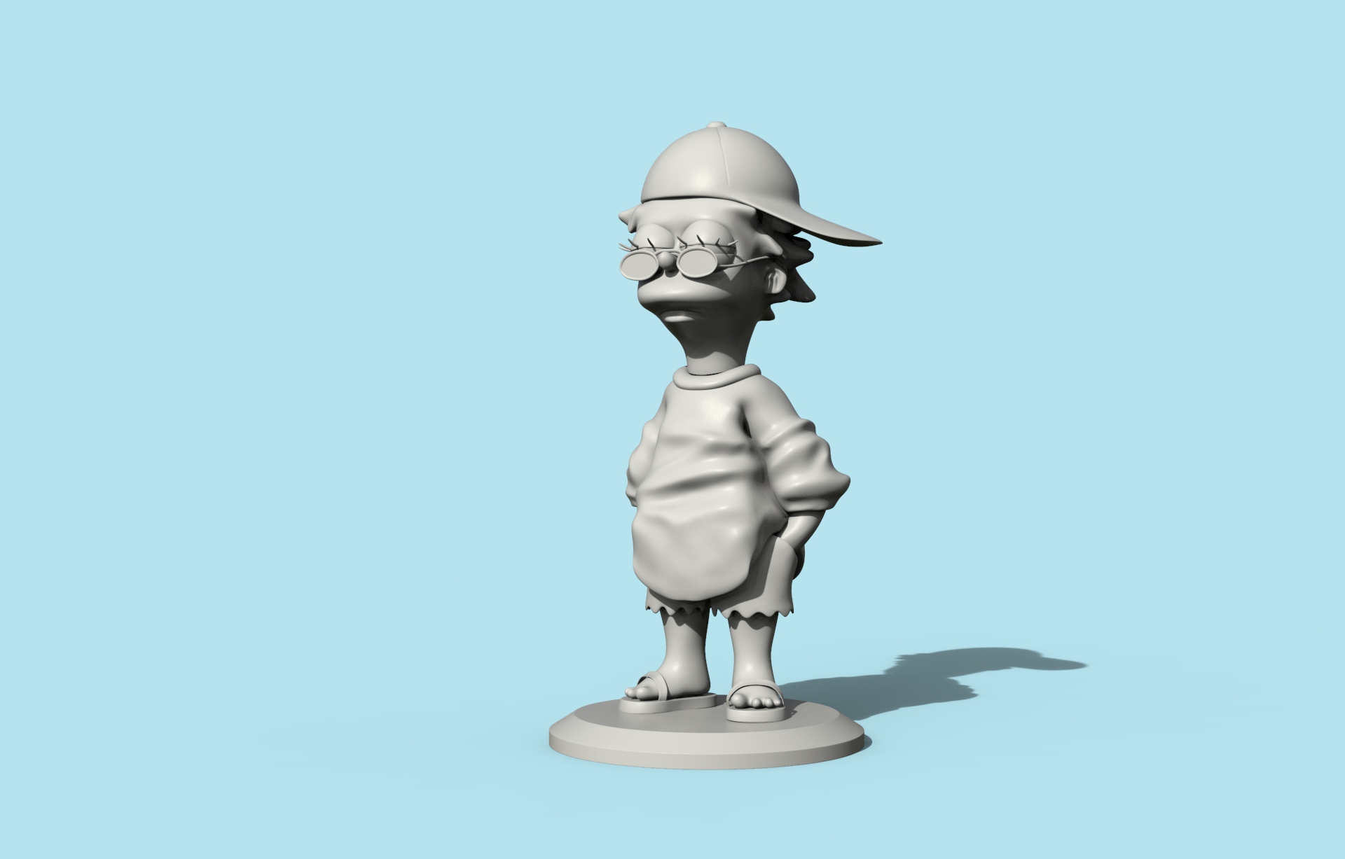 STL file Lisa Simpson good vibes 👽 ・3D print design to download・Cults