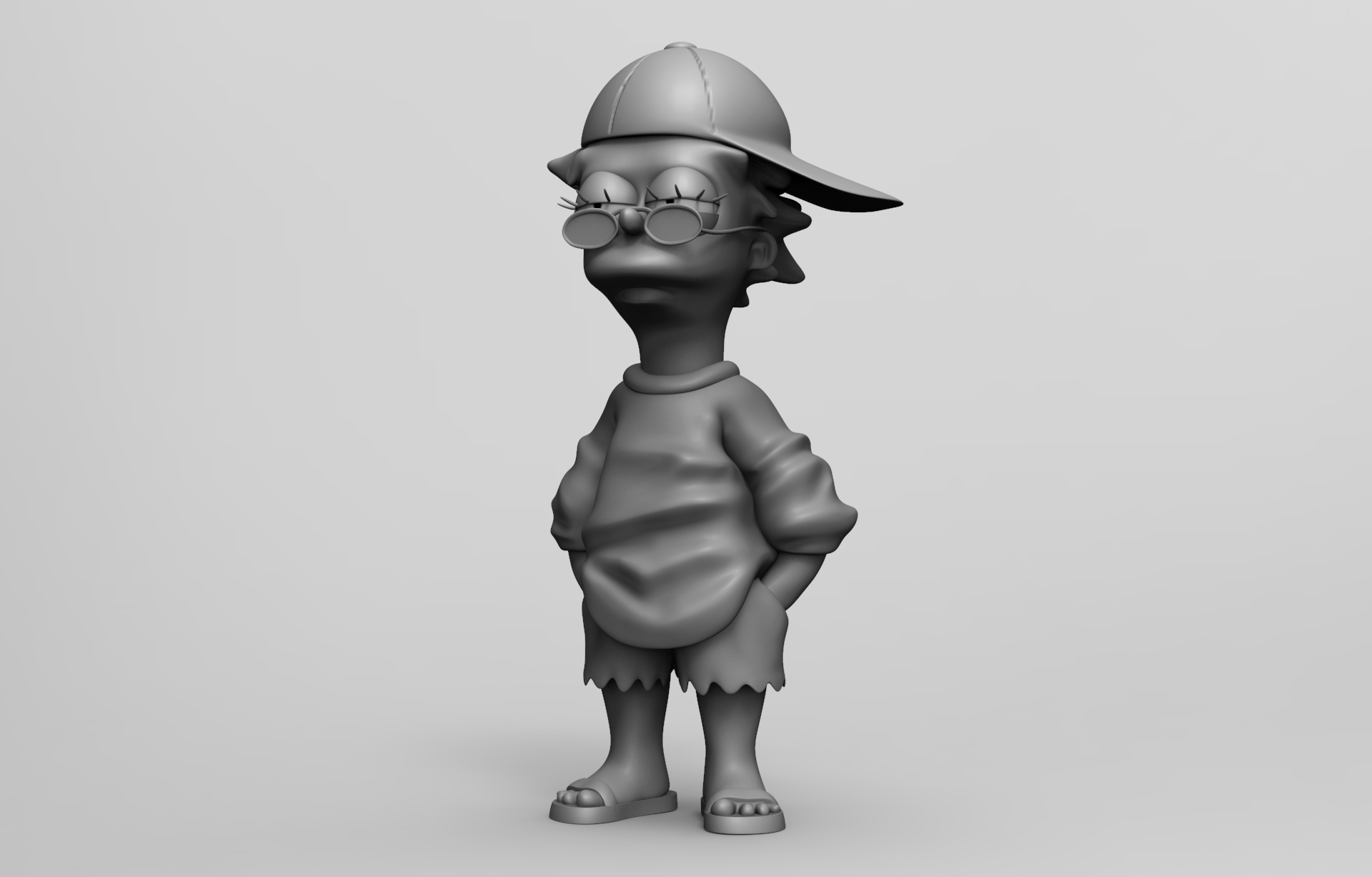 STL file Lisa Simpson good vibes 👽 ・3D print design to download・Cults