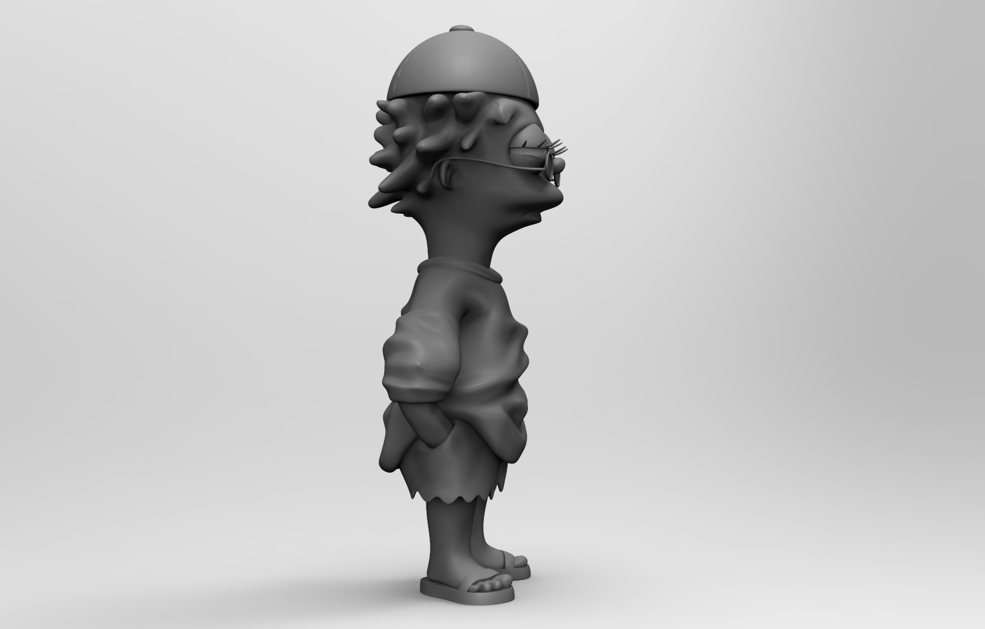 STL file Lisa Simpson good vibes 👽 ・3D print design to download・Cults