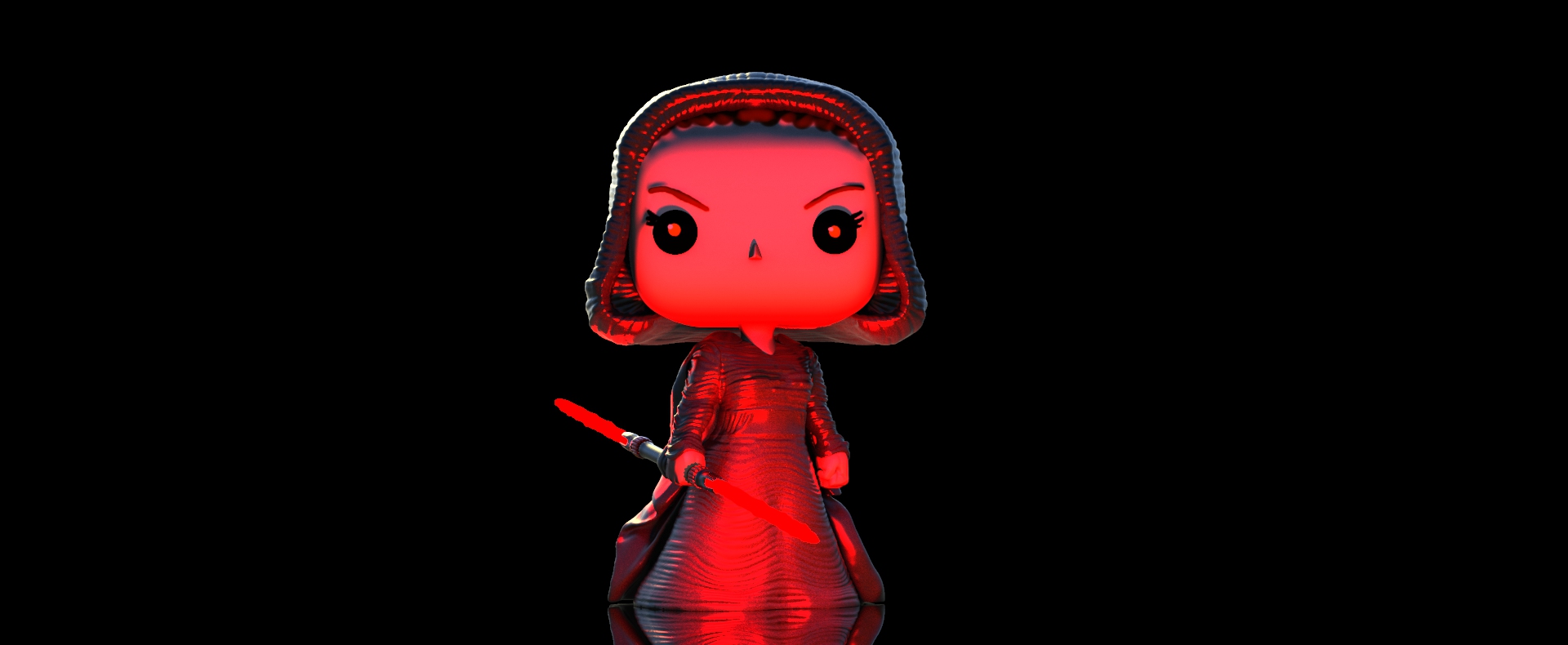 STL file FUNKO REY DARK Star Wars ⭐ ・3D printer design to download・Cults