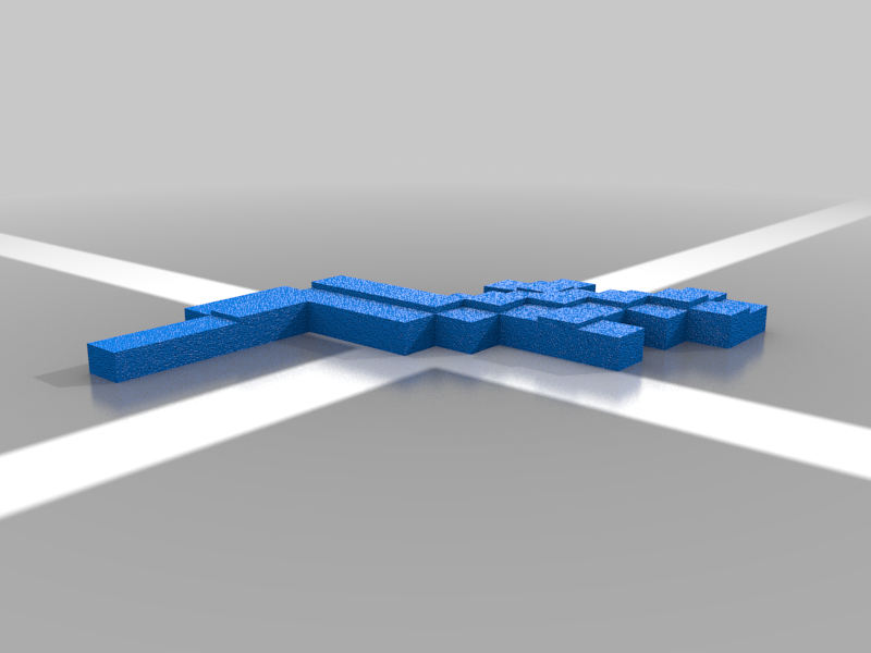 Free STL file Minecraft Dungeons Moon Dagger 🌙・3D print object to ...