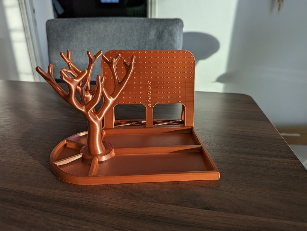 🌳 Tree jewelry holder・Free STL File for ・Cults