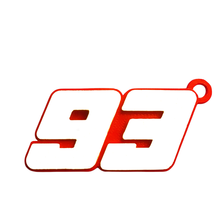 STL file MARC MARQUEZ KEYCHAIN 🗝️ ・Model to download and 3D print・Cults