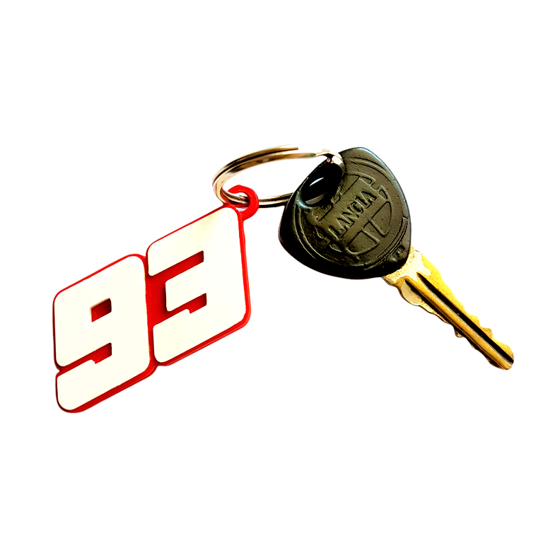 🗝️ MARC MARQUEZ KEYCHAIN・ STL File for ・Cults