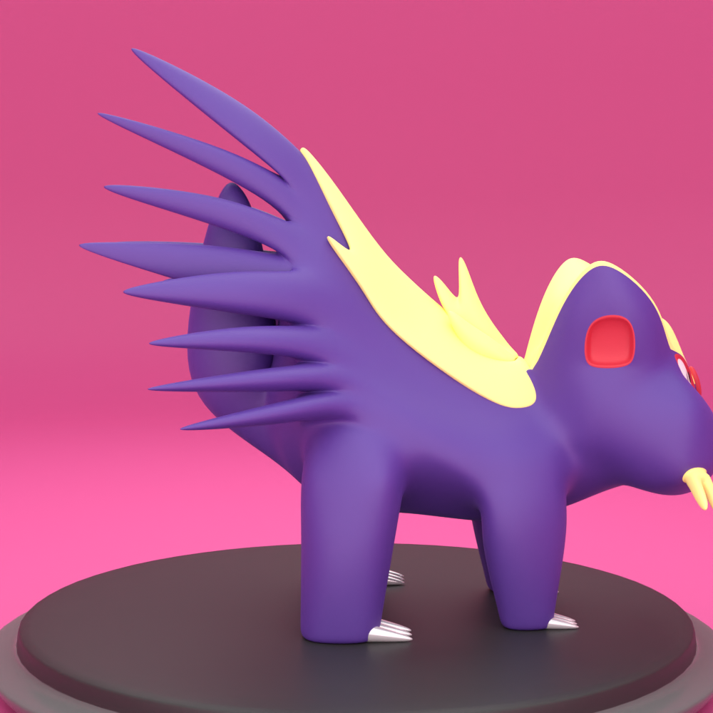 OBJ file Stunky 👹 ・3D printable model to download・Cults