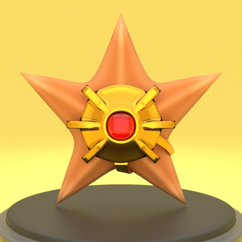 👹 Staryu・Free OBJ File for ・Cults