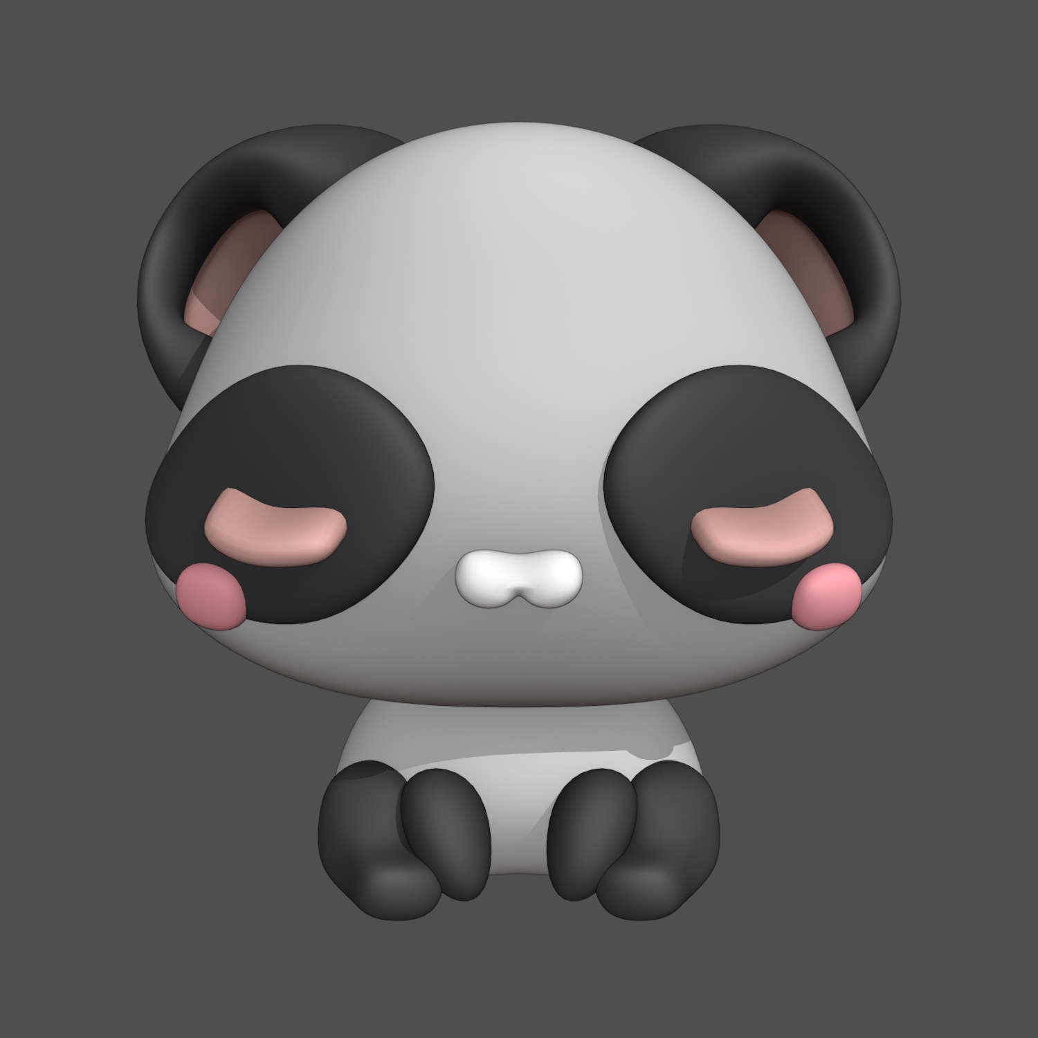 Free STL file Panda cute 🐼 ・3D printing idea to download・Cults