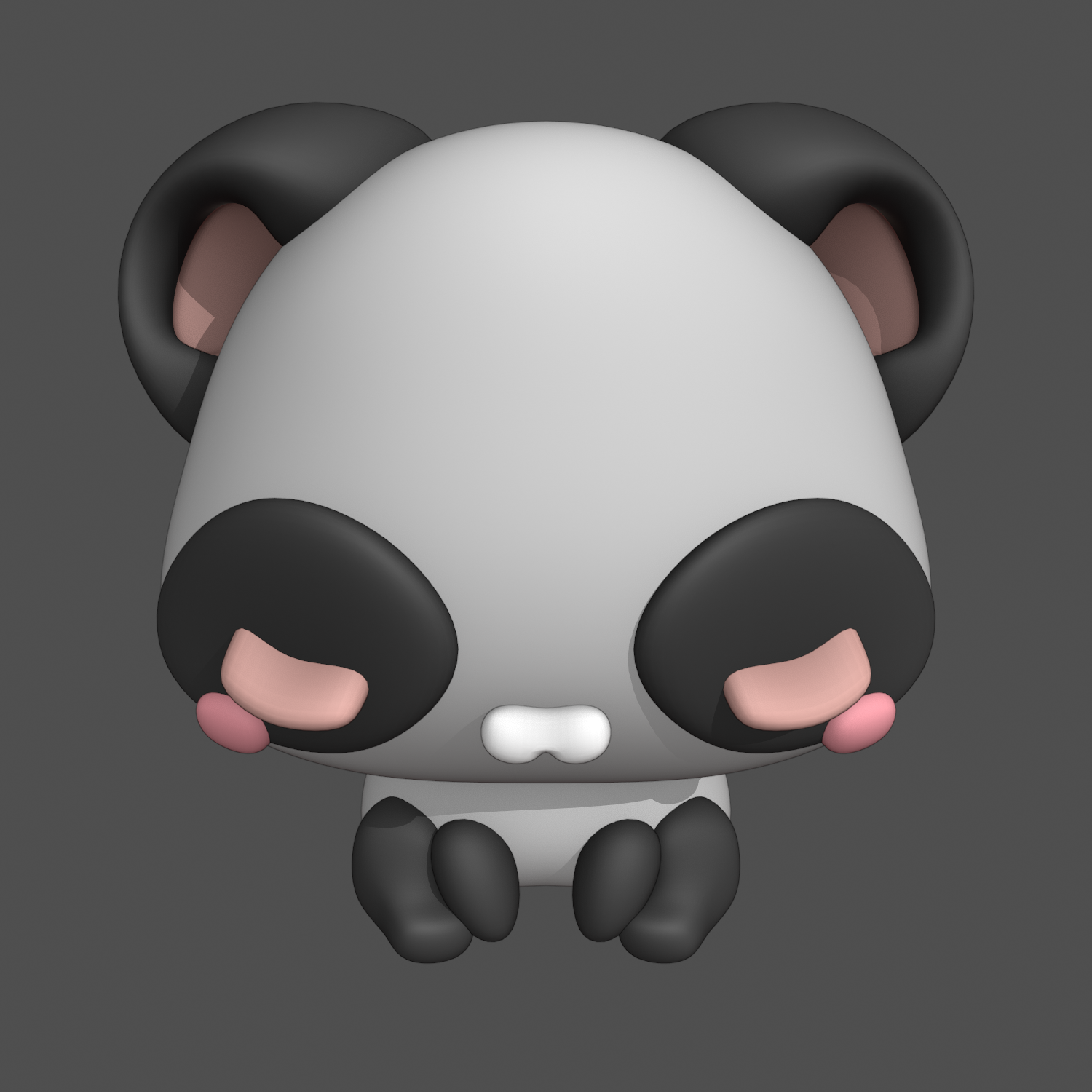 Free STL file Panda cute 🐼 ・3D printing idea to download・Cults