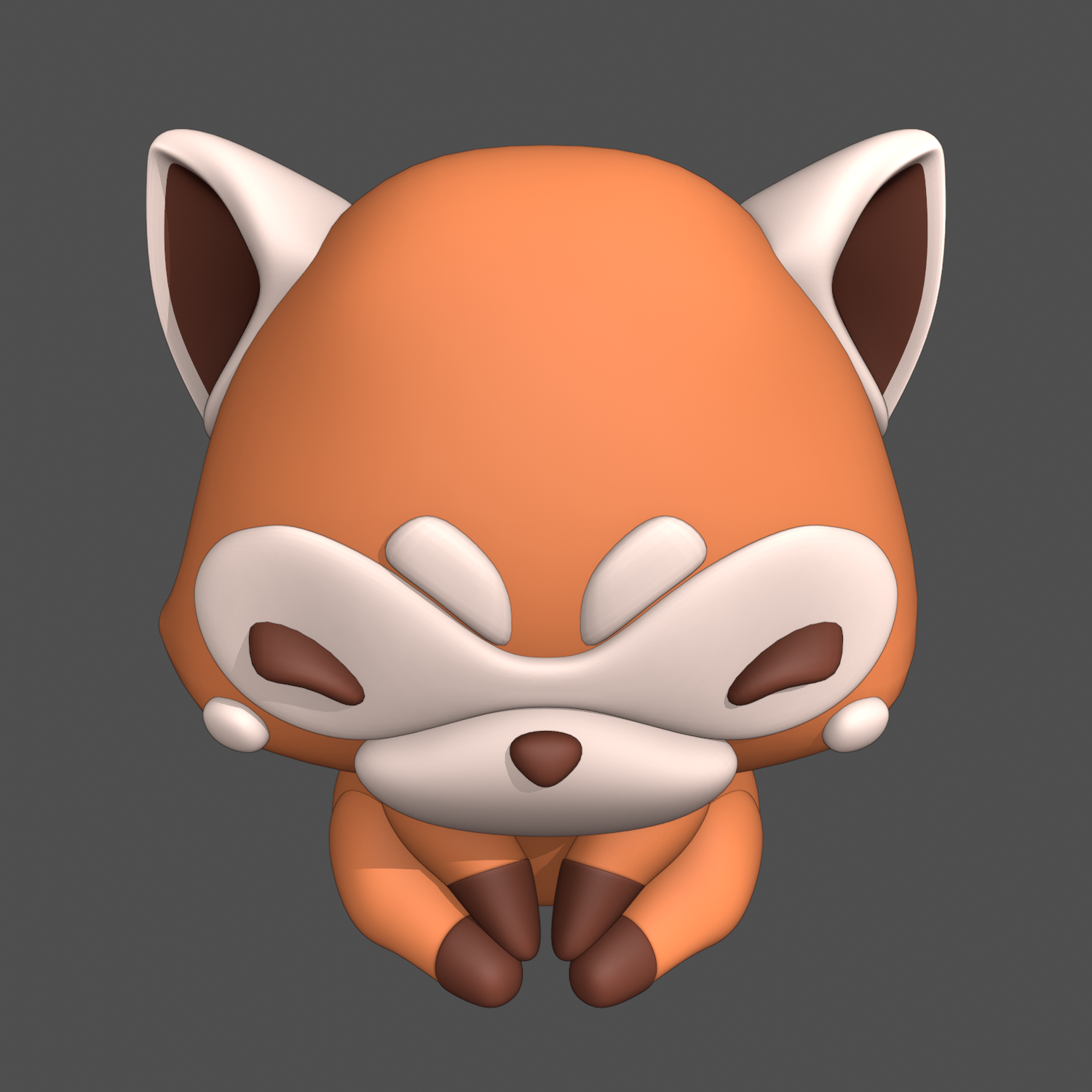 🦝 Mapache chibi・Archivo STL Gratis para ・Cults