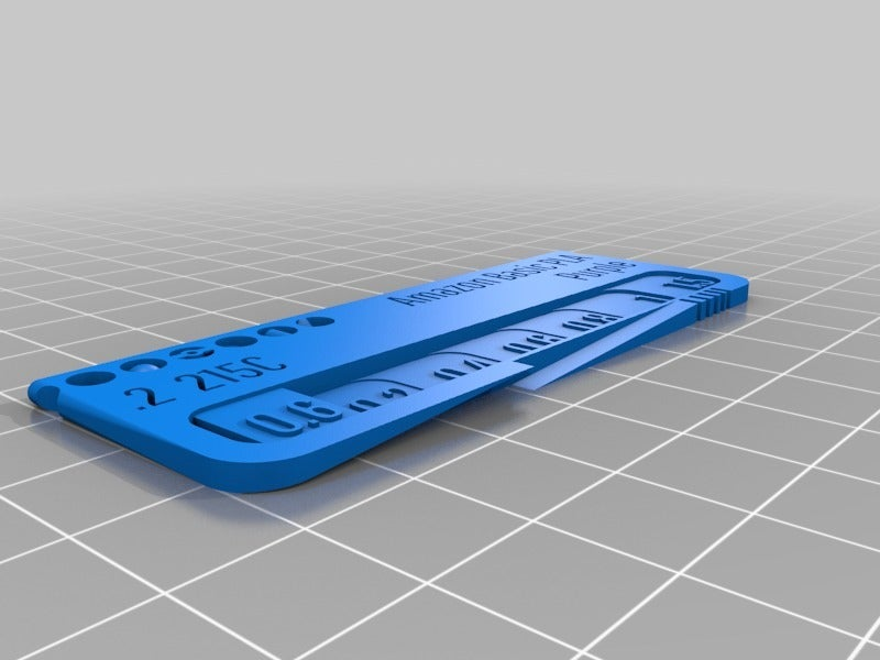 Free STL file Amazon Basic Purple Filament Swatch (Filament test) 🪢・3D ...
