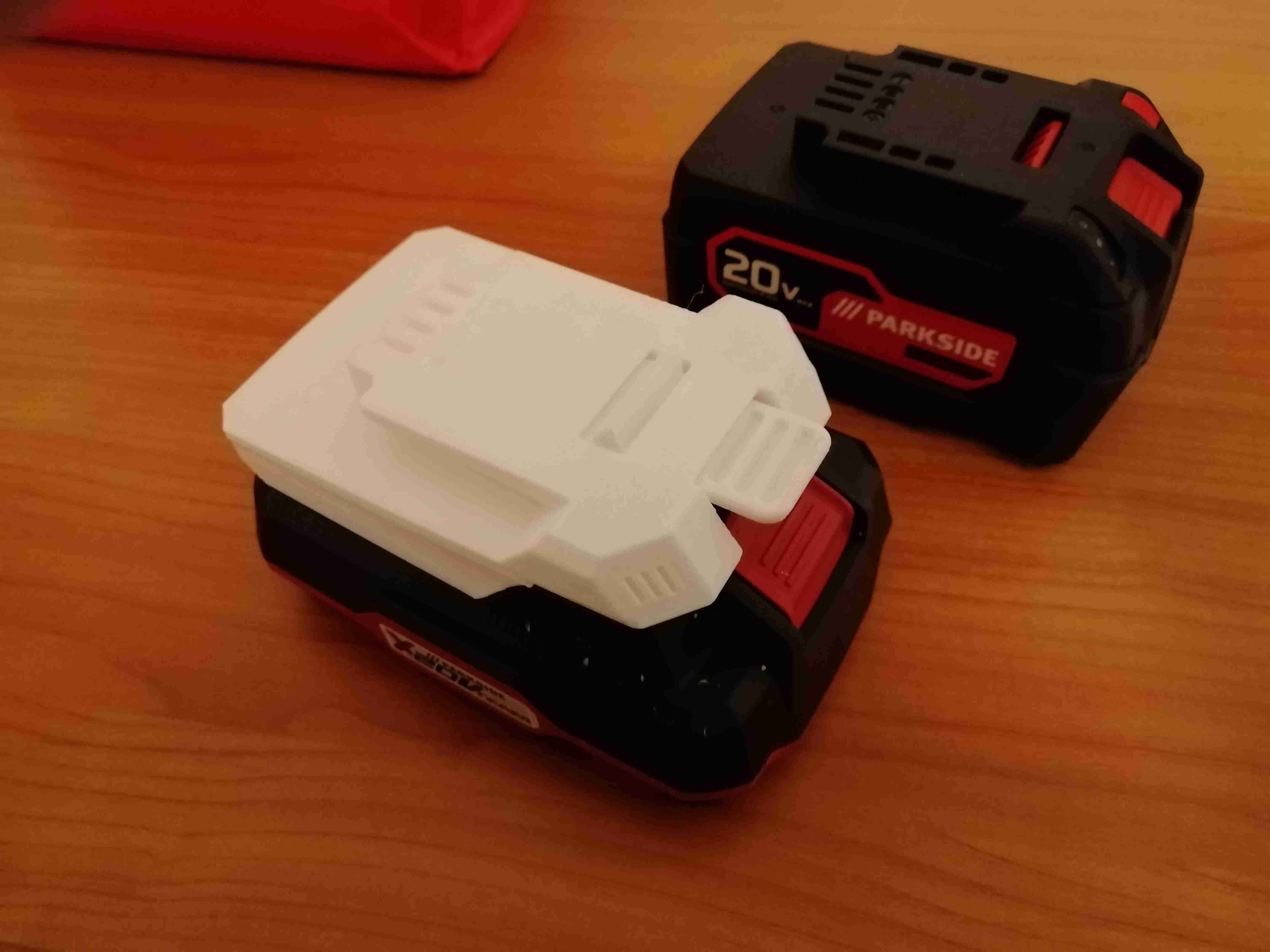 STL file Parkside x20 to parkside performance 5A 🔧 ・3D printer model to ...