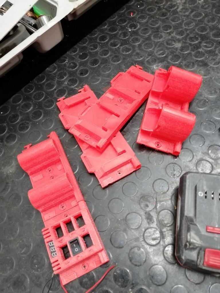 🔋 Modular Parkside x20 x12 wall mount・Free STL File for 3D printing・Cults
