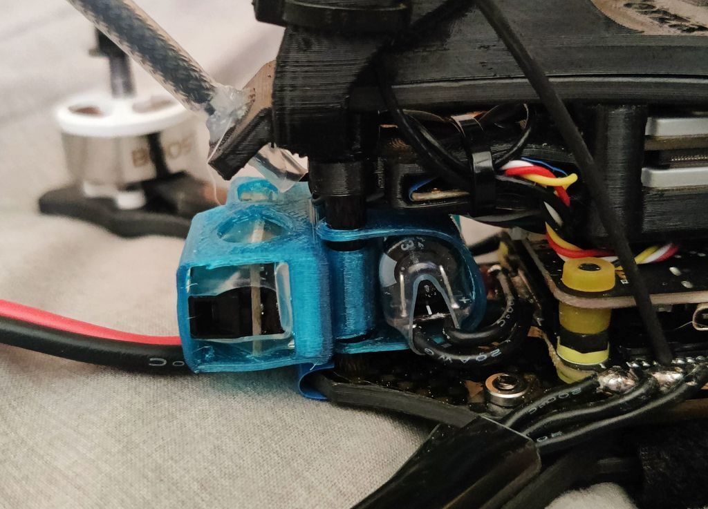 Free STL file Spike Absorber or Capacitor mount for BLS Forza 🚁 ・3D ...