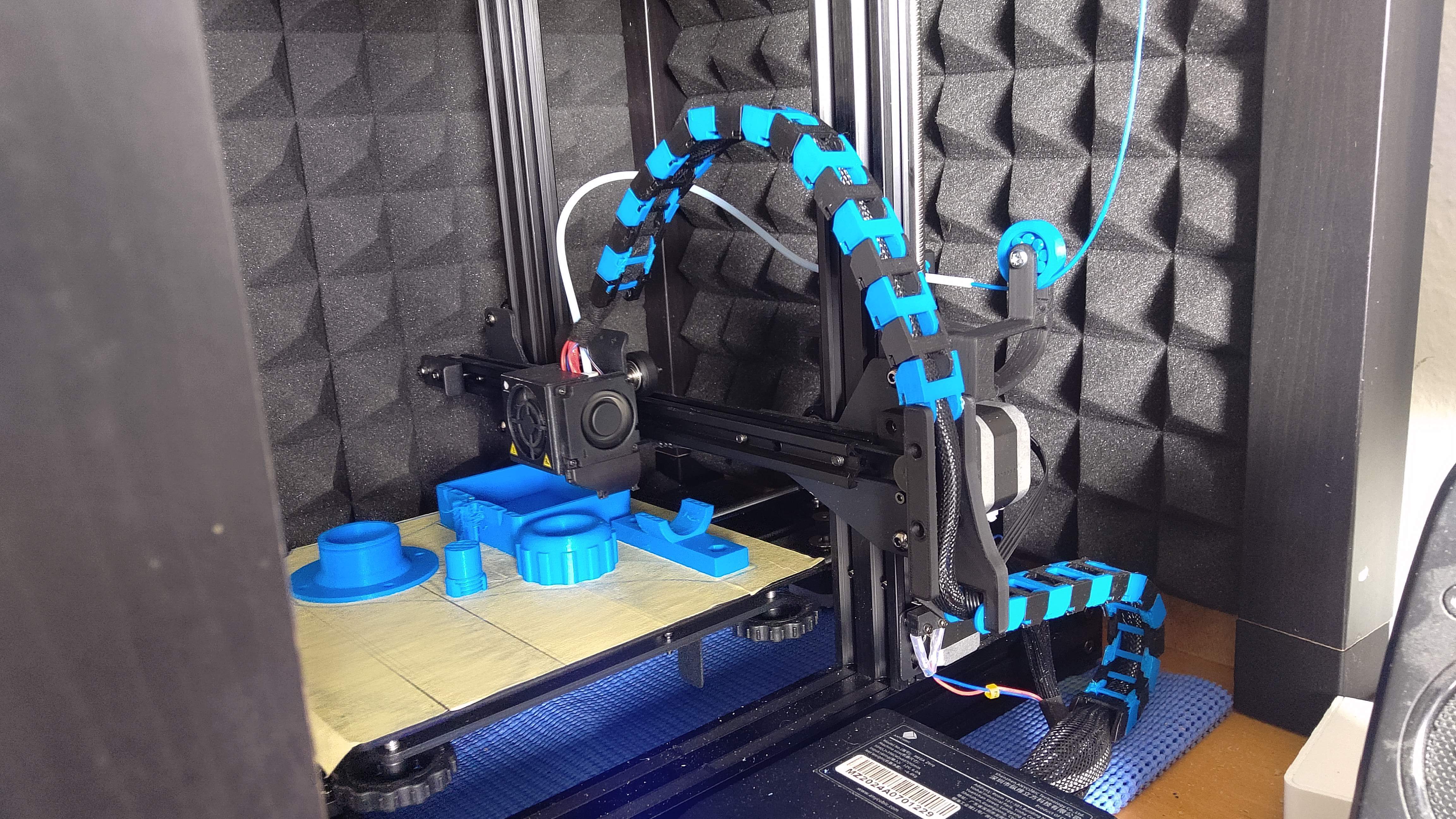 3D printed Anycubic Mega Zero Cabel chaine Z Motor mount・Cults