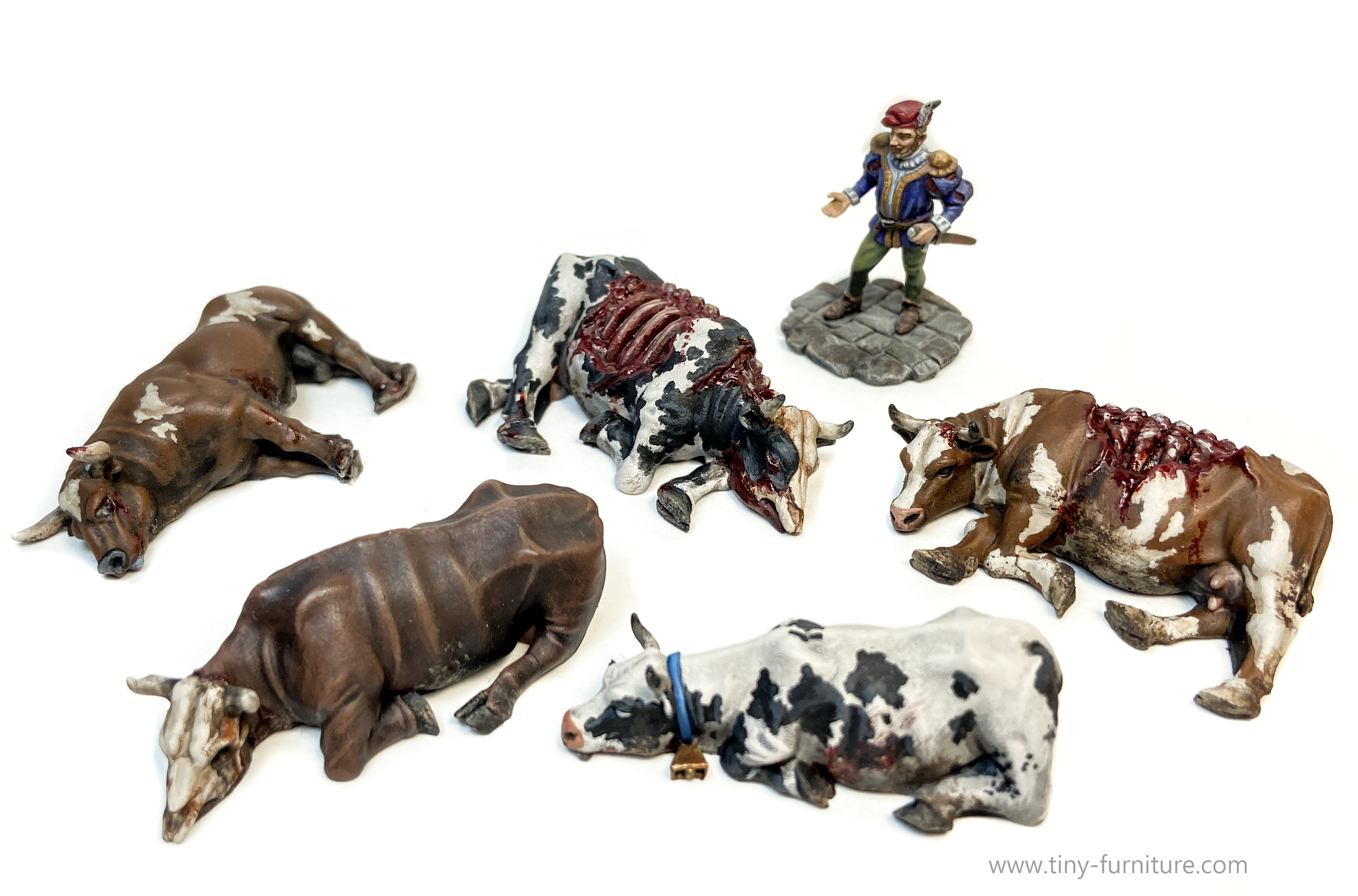 😵 Dead cows (Harvest of War)・ STL File for ・Cults