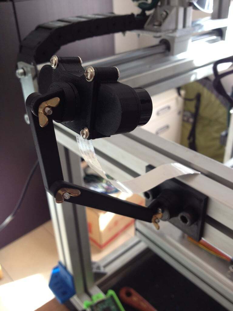 3D printable Raspberry Pi Camera Case and Mount for Mini Kossel・Cults