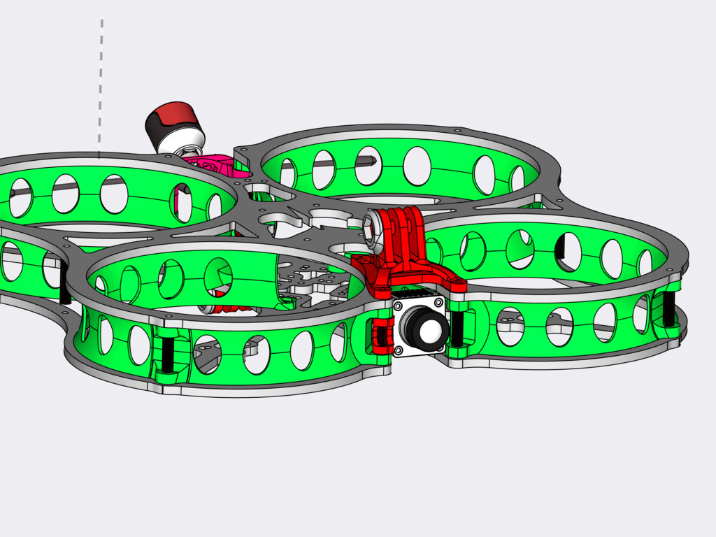 🦋 Butterfly 3.5“ Cinewhoop・Free STL File for ・Cults