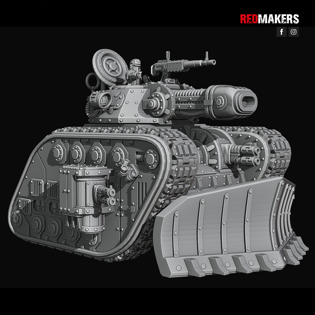 3D file Legendary Battle Tank - Imperial Force 🪖 ・3D printing template ...