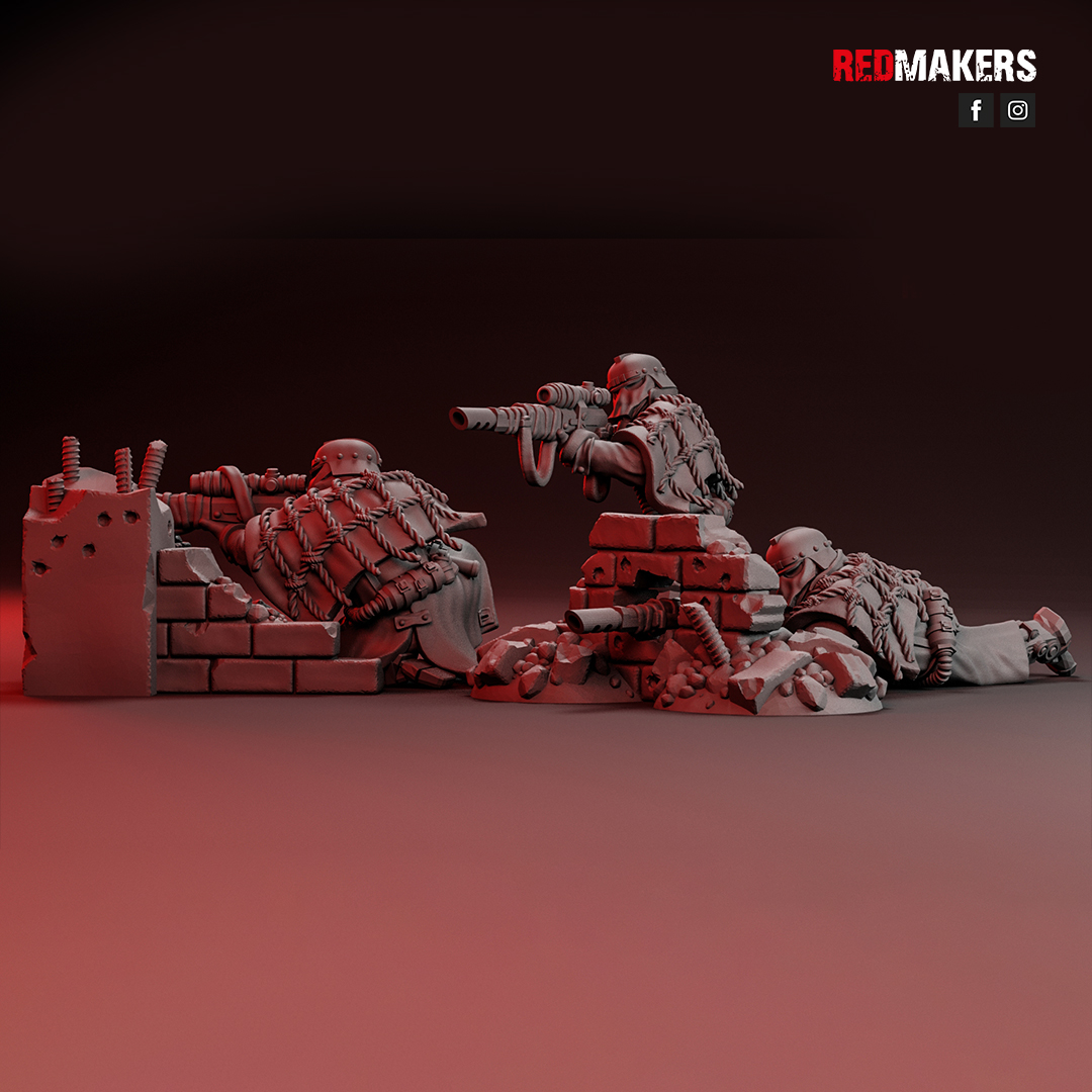 3D file Death Squad - Snipers of the Imperial Force 💂 ・3D printing ...