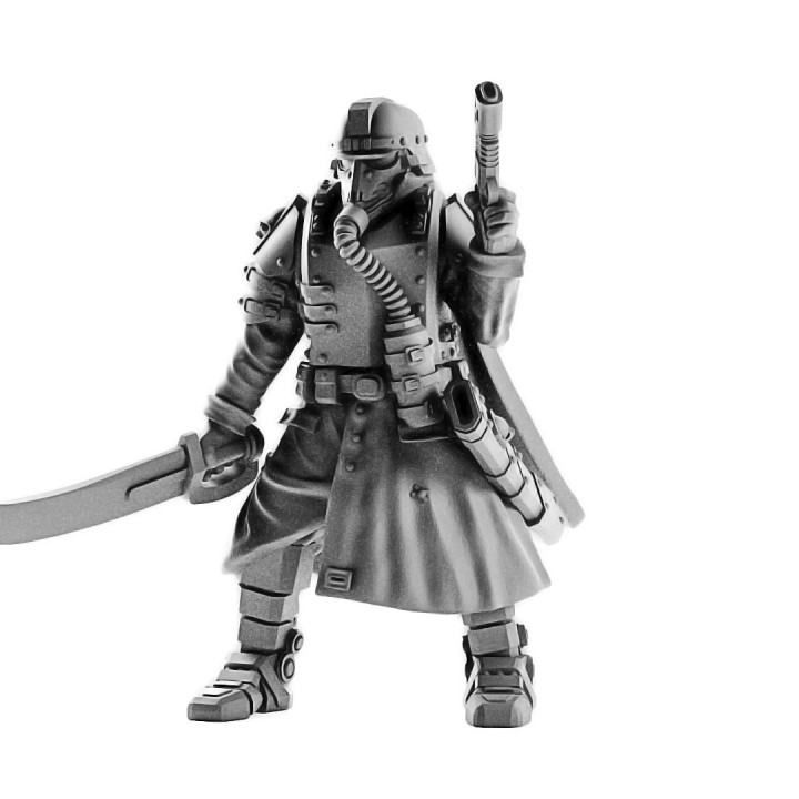 3D file Lieutenant Death squad of Imperial force ⚔ ・3D print design to ...
