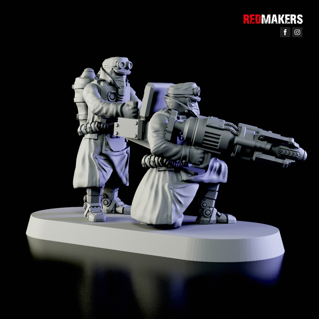 3D file Special weapons teams - Death Squad of the Imperial Force 🔫 ・3D ...
