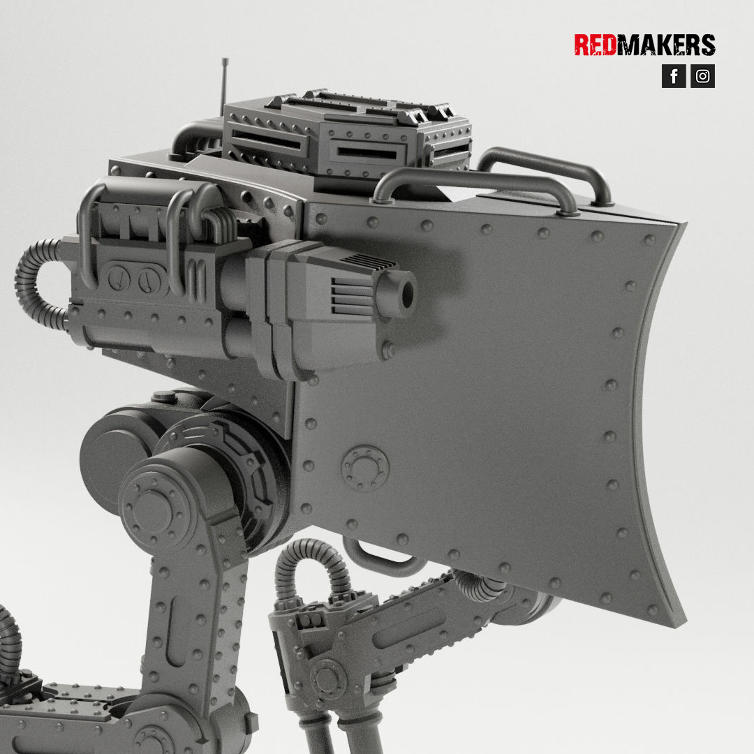 3D file Imperial military force Heavy mech 🪖 ・3D printer model to ...